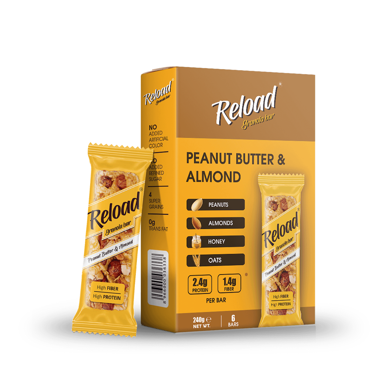 Granola Bars Reload Snacks
